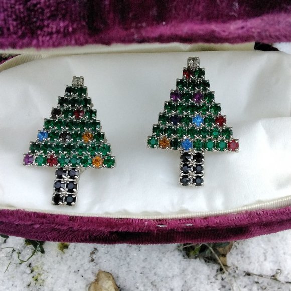 Dorothy Bauer | Jewelry | 98s Vintage Dorothy Bauer Christmas Tree ...